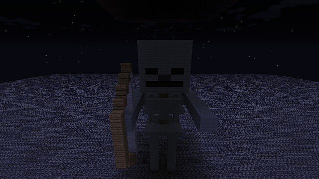 Skeleton V.s. Steve Minecraft Project
