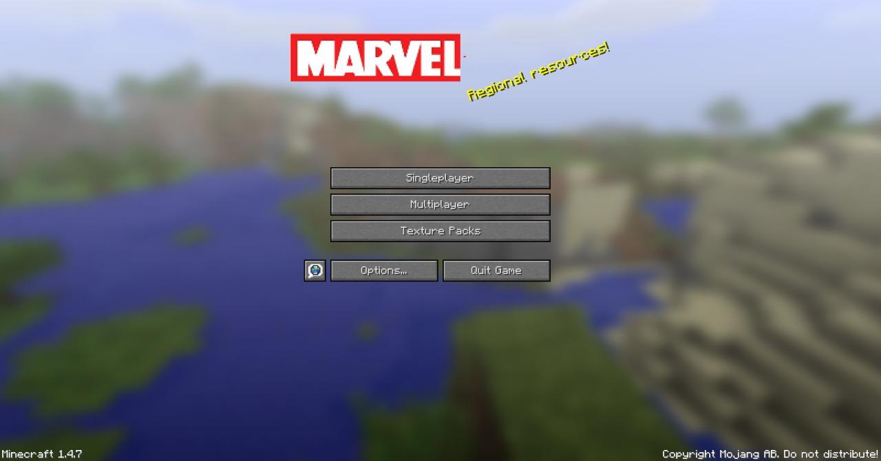 Marvel Attacks Minecraft Texture Pack