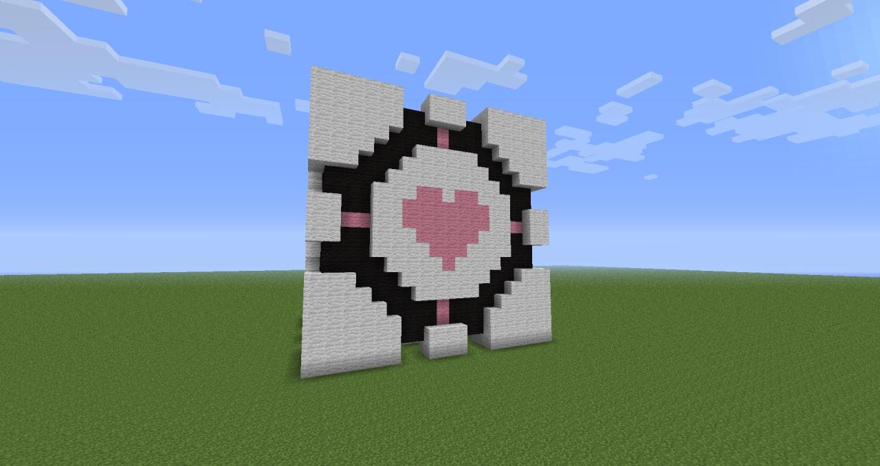 Portal Companion Cube Minecraft Map