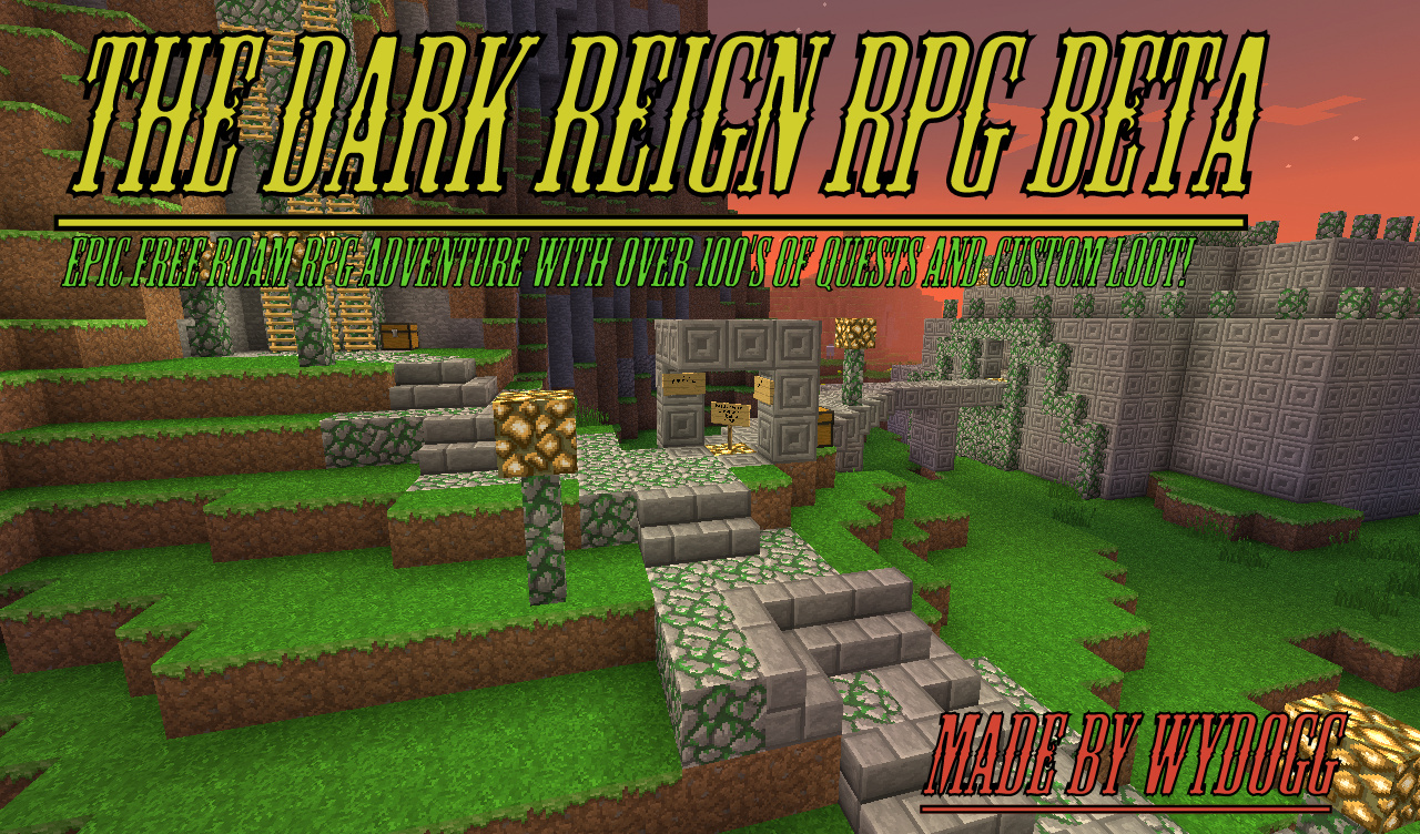 The Dark Reign RPG BETA (Open World RPG Adventure!) Minecraft Map