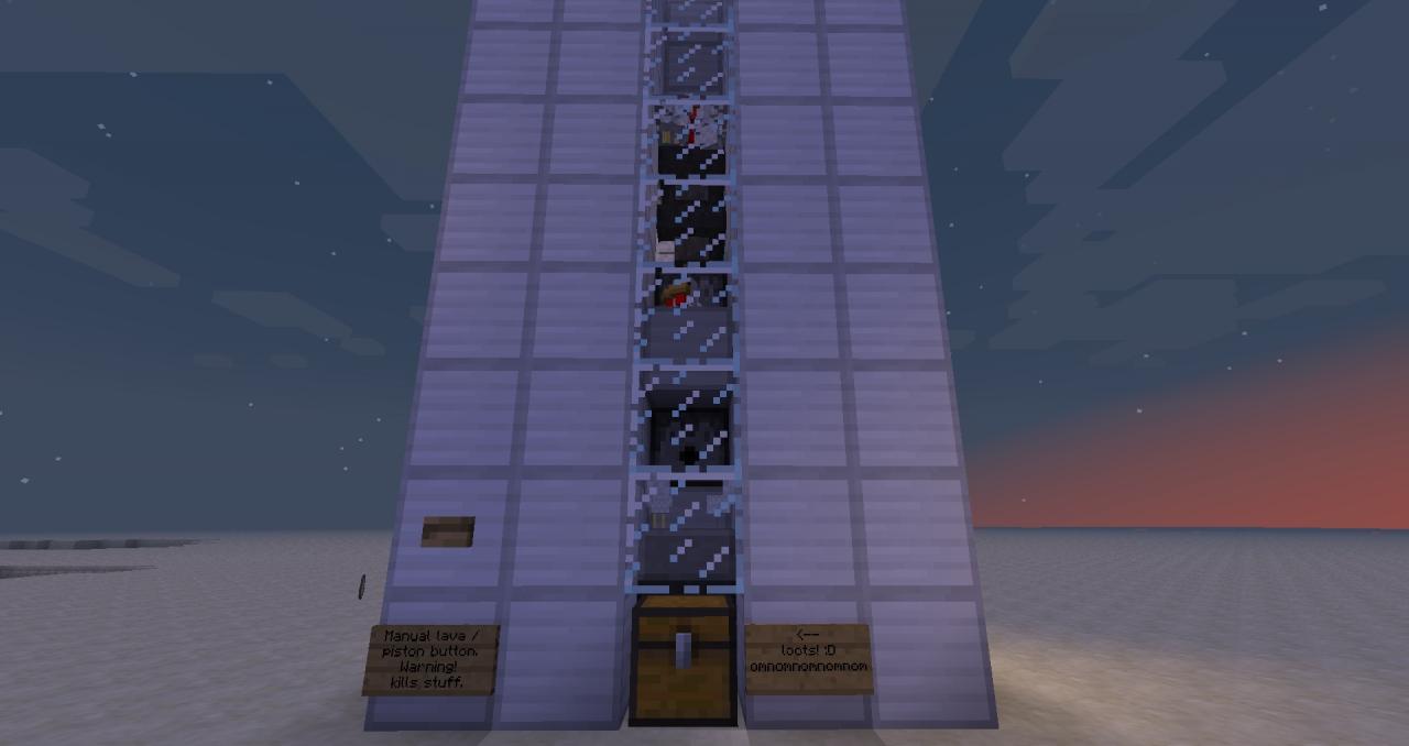A fully automated chicken farm *with cooker* snapshot 13w03a! Minecraft Map