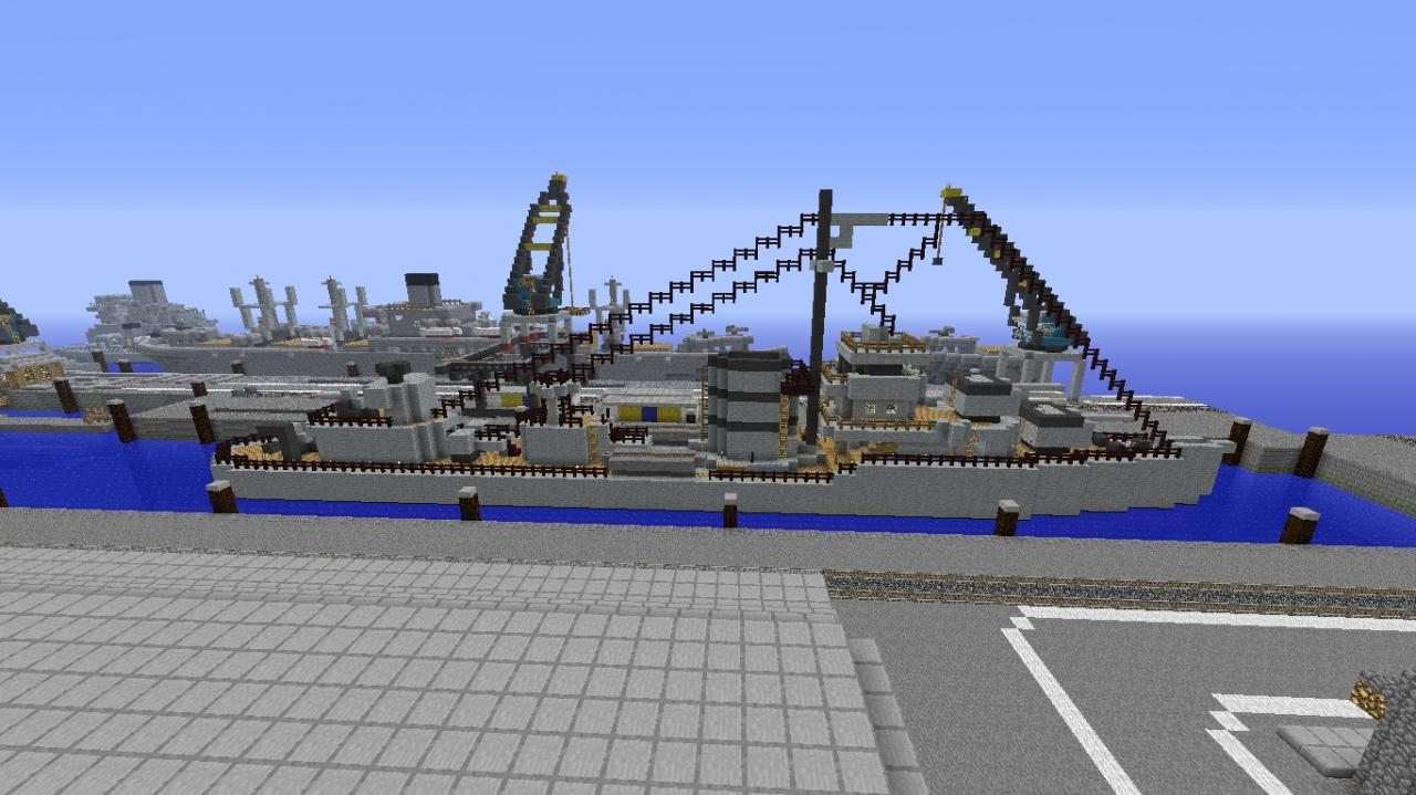 USS Mugford Destroyer Minecraft Map