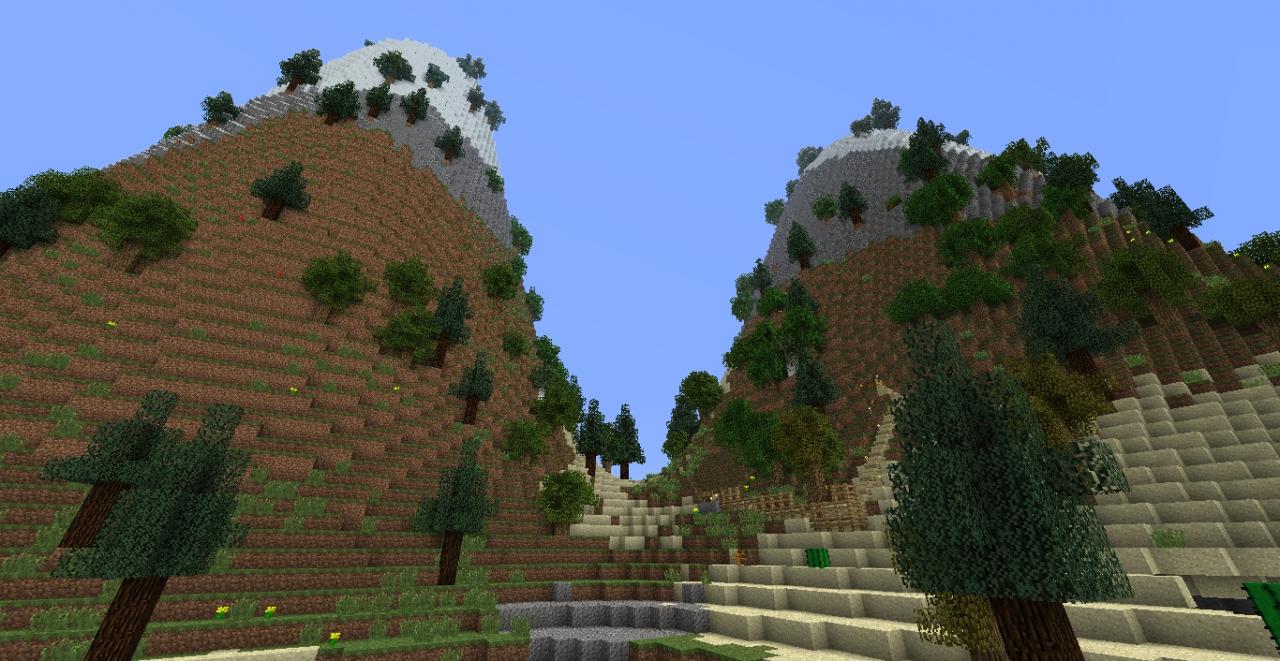 Two peaks island Minecraft Map