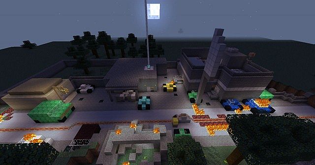 Black Ops II Zombies [TRANZIT] Minecraft Map