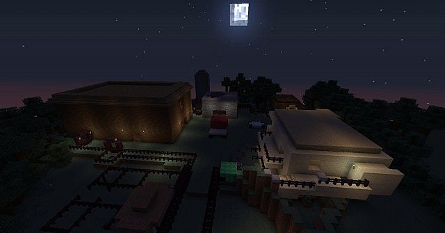 Black Ops II Zombies [TRANZIT] Minecraft Map