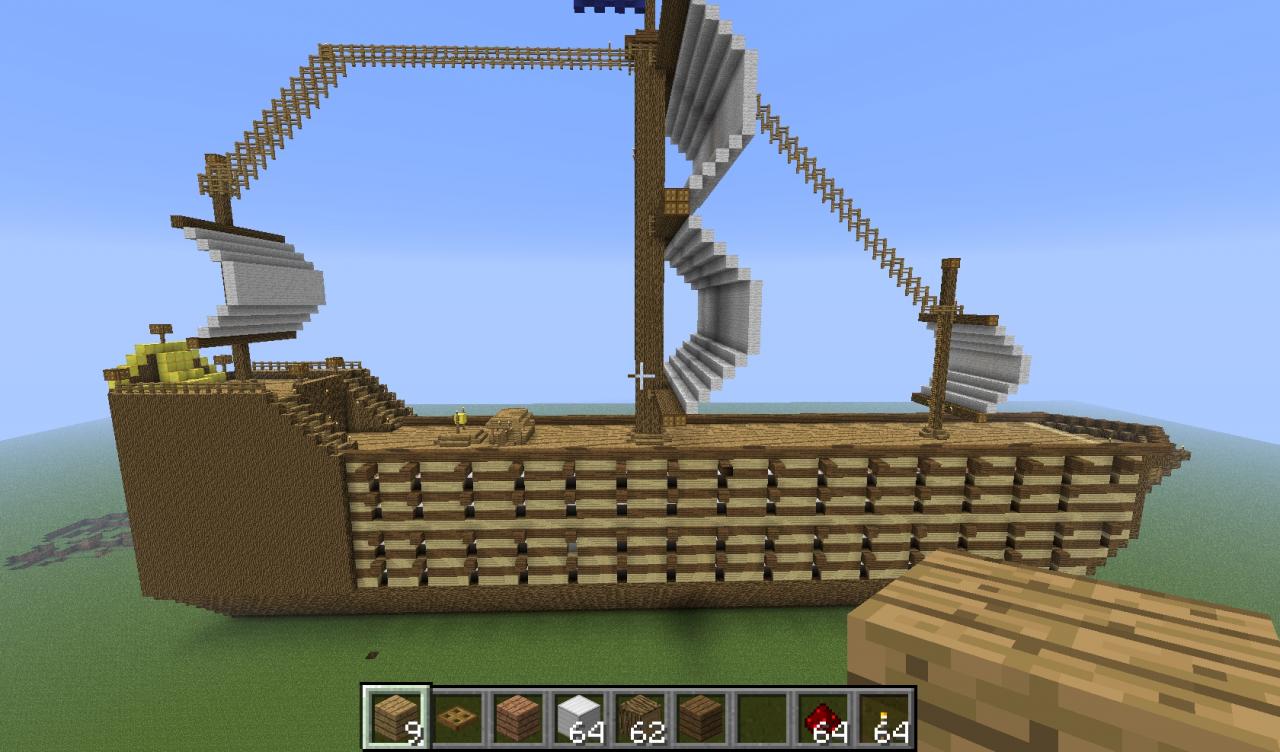 war ship Minecraft Map
