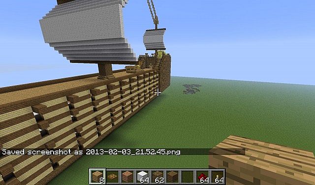 war ship Minecraft Map