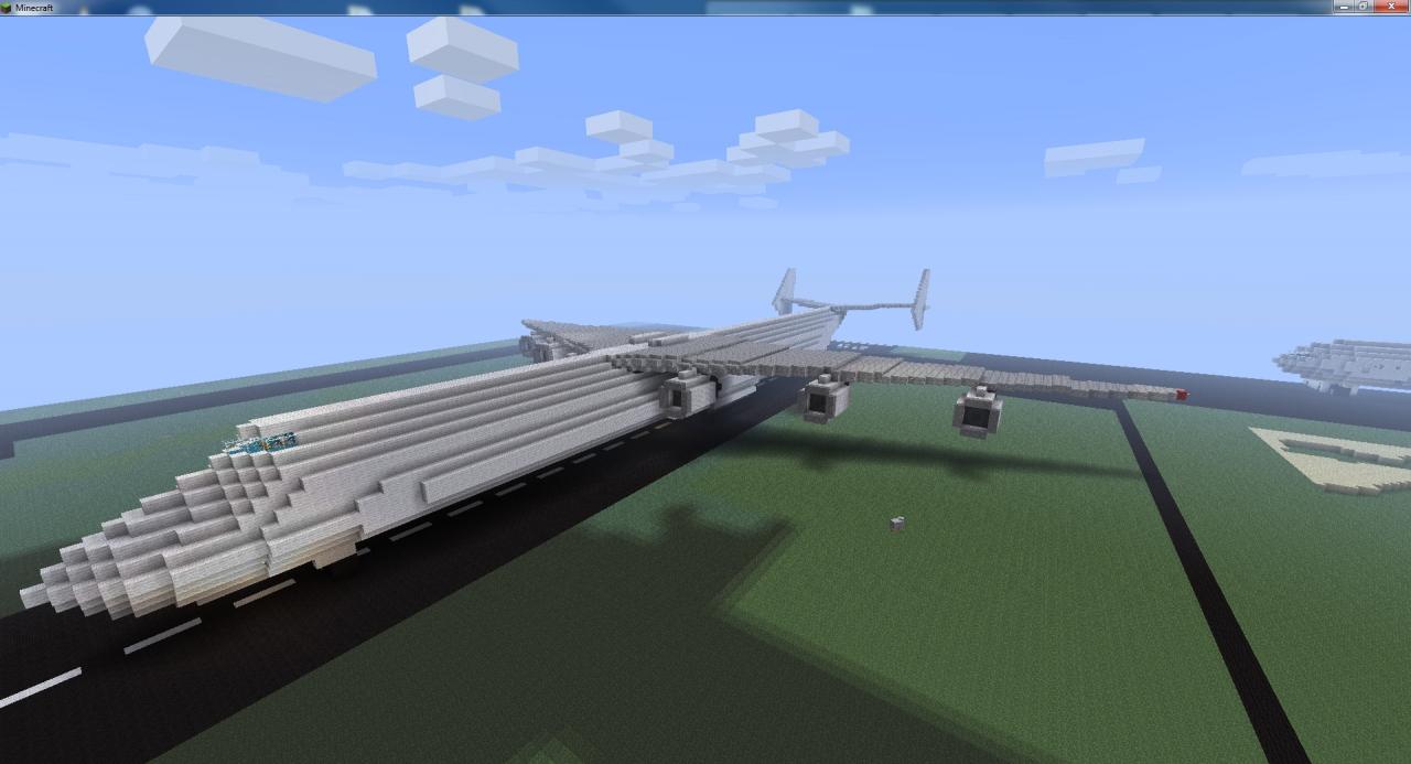 Antonov AN-225 Minecraft Map