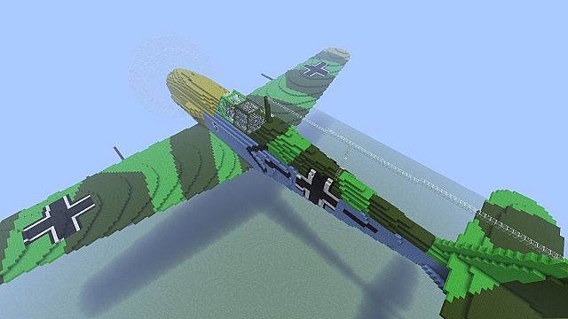 23:1 Messerschmitt Bf-109 E-4 Minecraft Map