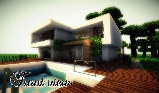 Beautiful Modern House [Fully equipped] Minecraft Map
