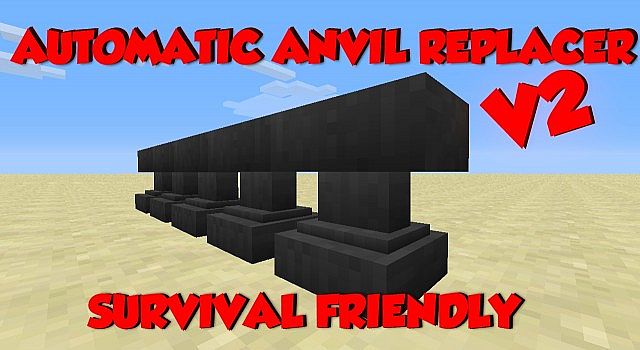Automatic Anvil Replacer With Tutorial Minecraft Map