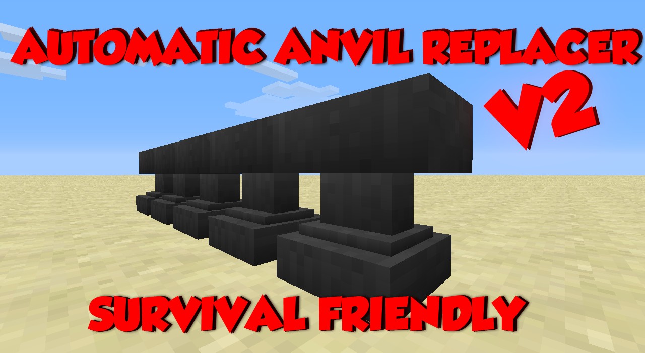 Automatic Anvil Replacer With Tutorial Minecraft Project