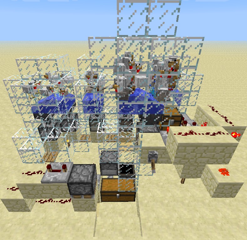 CodeCrafted's 'Fully automatic chicken farm' with an automatic cooker ...