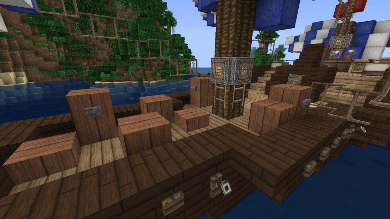 Mirage | Fantasy Merchant Ship Minecraft Map