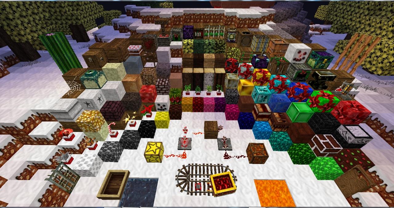 TGS12 - Texture Pack Showcase Minecraft Map
