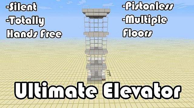 Ultimate Multi-floor Elevator (Command Block Elevator) [1.5] Minecraft Project