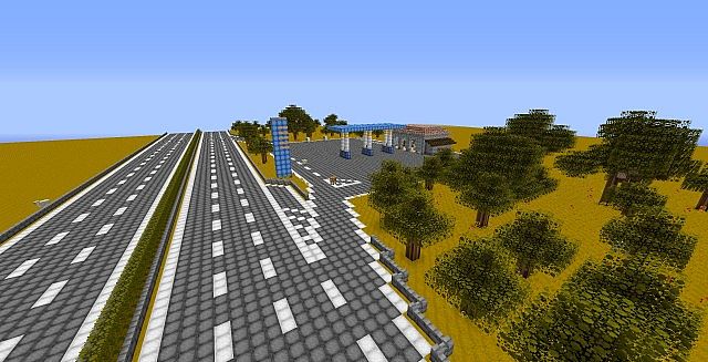Highway (Autobahn) Bundle v1.0 Minecraft Map