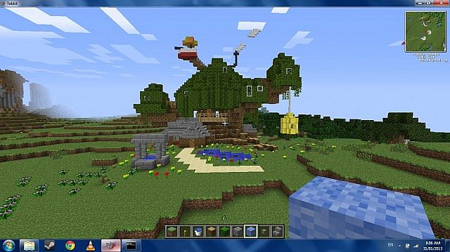 Finn and Jake's Tree House Minecraft Map