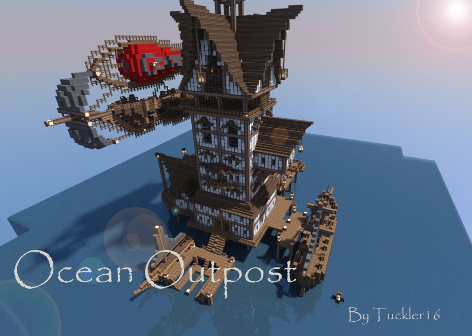 Ocean Outpost Minecraft Map