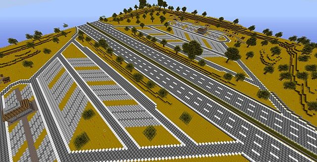 Highway (Autobahn) Bundle v1.0 Minecraft Map