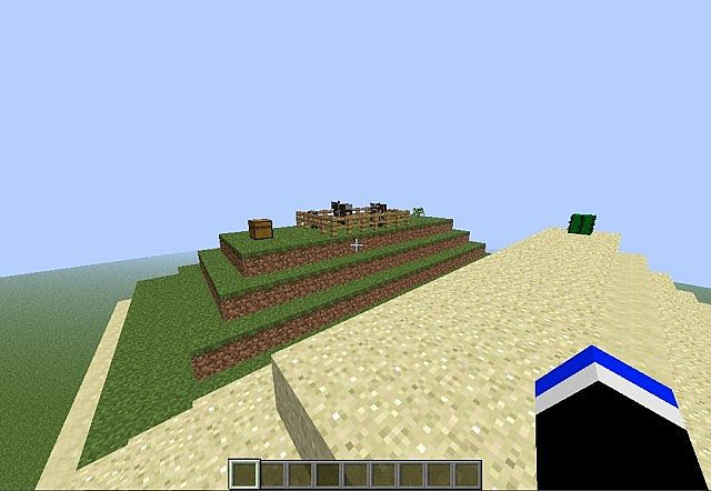 Double block survival Minecraft Map