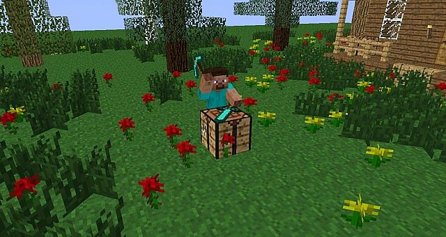 Steve Crafting Sword Minecraft Map
