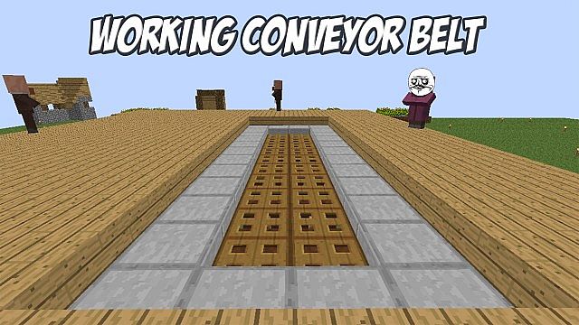 Working Conveyor Belt Minecraft Project