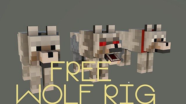 Cinema 4d Minecraft Wolf Rig With Teeth (Free Download) Minecraft Blog