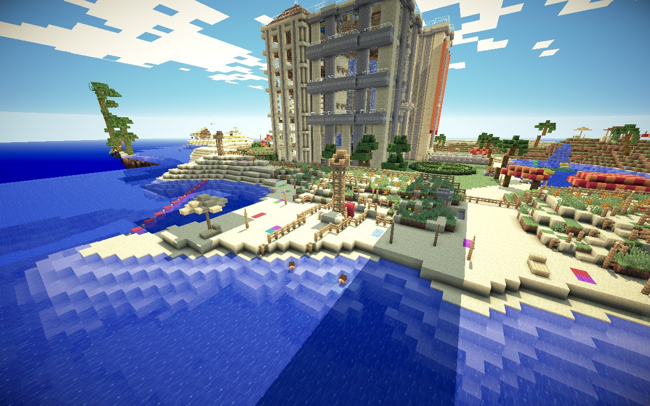 Amazing Island Resort Minecraft Map