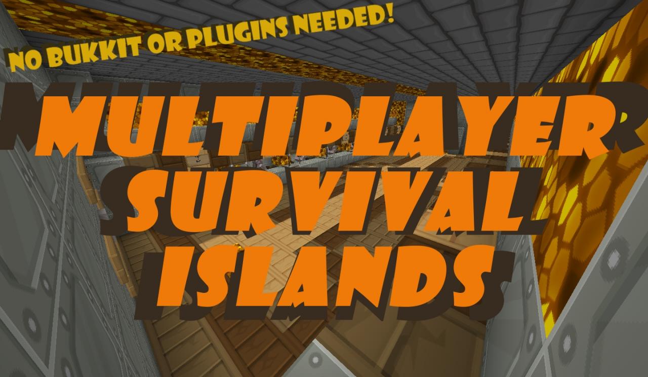 Multiplayer Survival Islands [NO BUKKIT OR PLUGINS NEEDED!] Minecraft Map