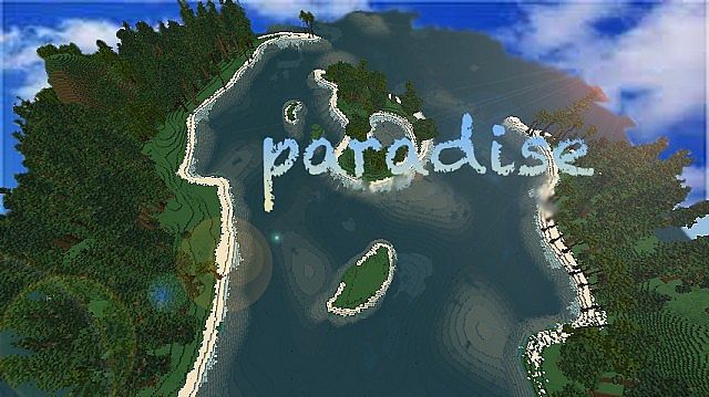 Paradise:custom terrain build Minecraft Map