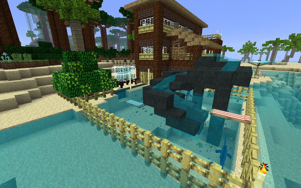 Tropicraft Starter Home REQUIRES ¡TROPICRAFT MOD TO PLAY! Minecraft Map