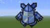 Regice, Registeel and Regirock pixel art Minecraft Map