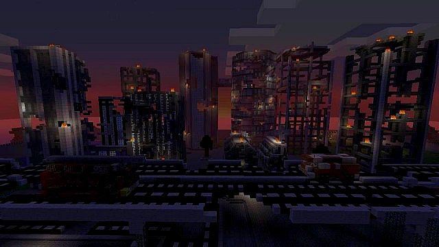 Zombie apocalypse Minecraft Map