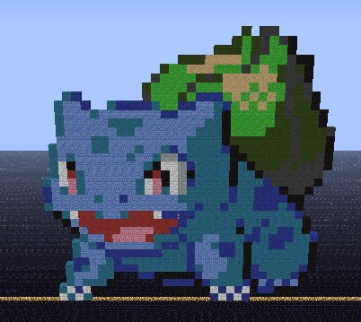 Pokemon 001 - Bulbasaur Minecraft Project