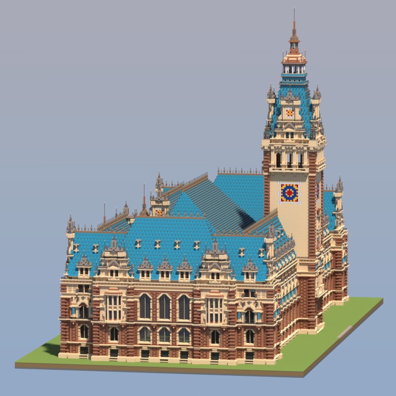 Hamburg City Hall Minecraft Map