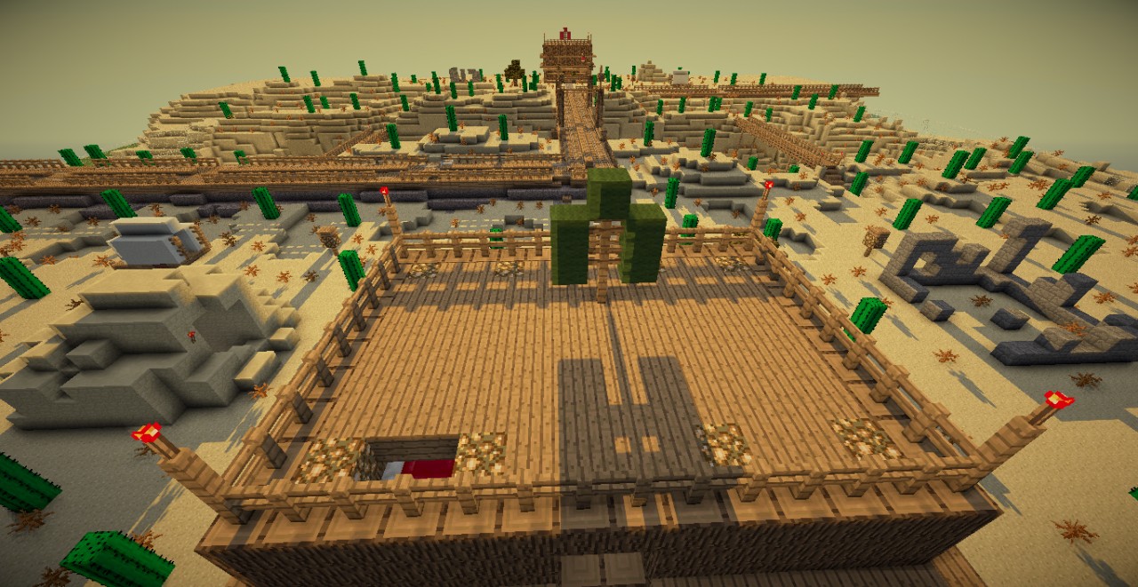 Wild West Capture the flag [1.4.7] Minecraft Map