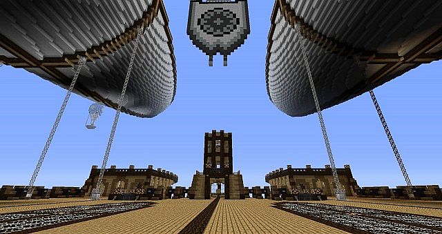 The Airship 'stormbreaker II' Minecraft Map