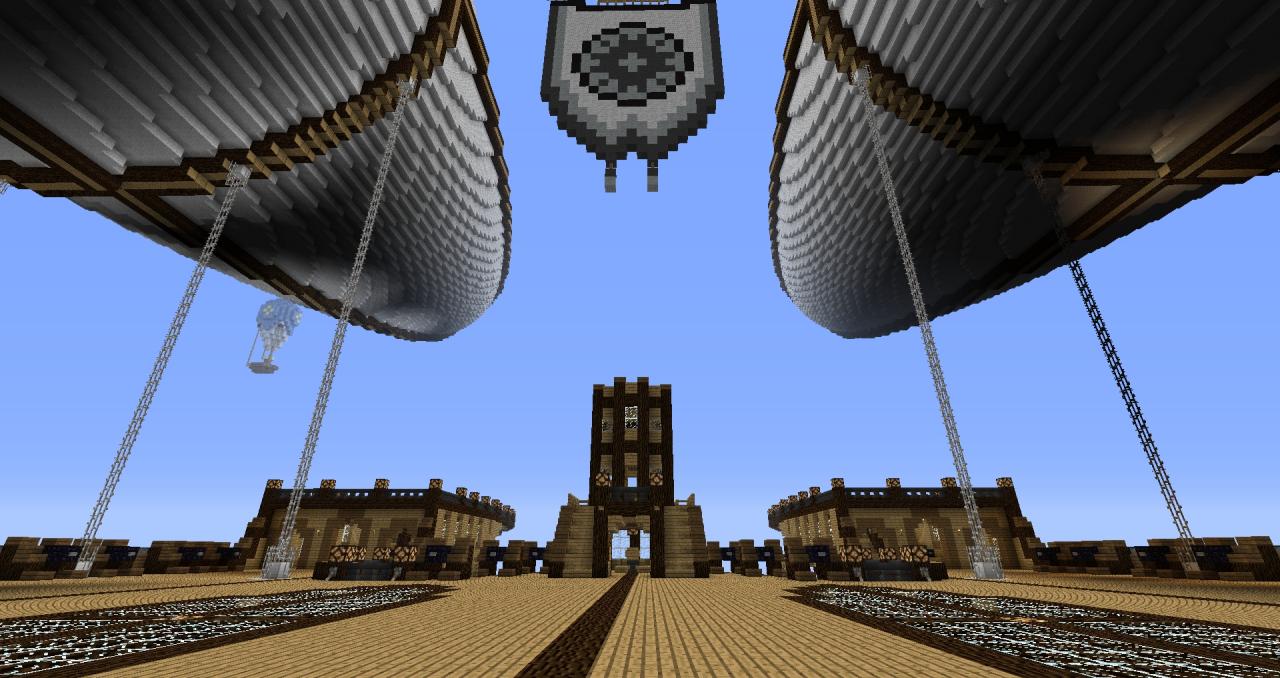 The Airship 'stormbreaker II' Minecraft Map