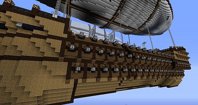 The Airship 'stormbreaker II' Minecraft Map