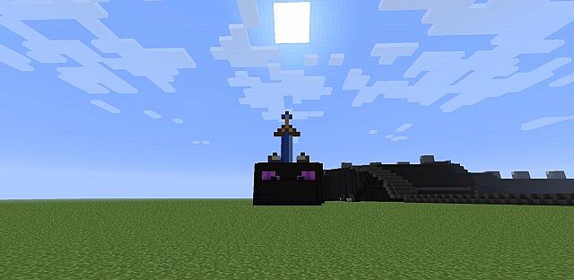 EnderDragon Statue Minecraft Map