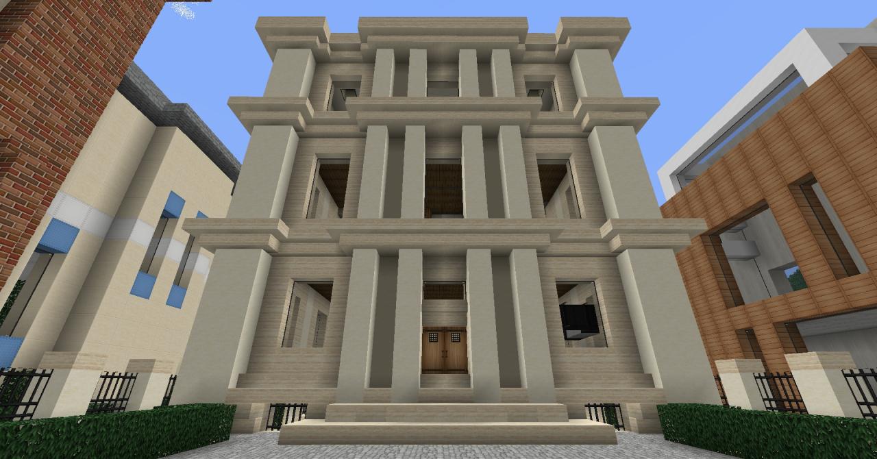 Georgian Style Townhouse Minecraft Map