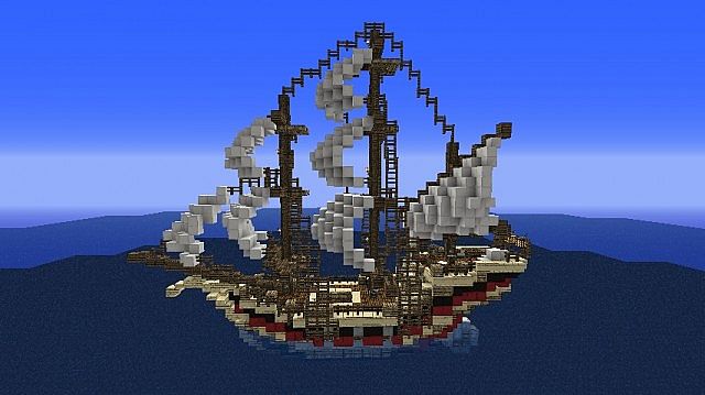 UMS Eluviette - Merchant Sailing Ship Minecraft Map