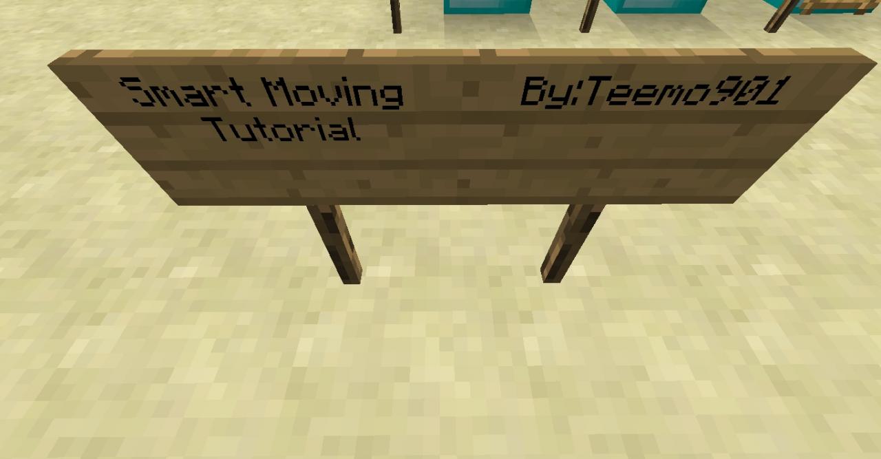 Smart Moving Tutorial Minecraft Map