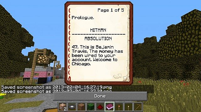 Hitman Absolution - Minecraft Adventure map Minecraft Map