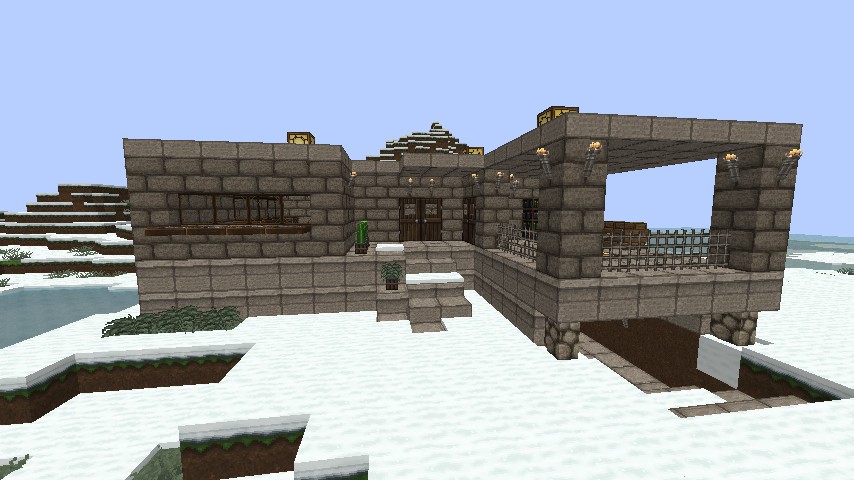 Rustic Style Home Minecraft Map