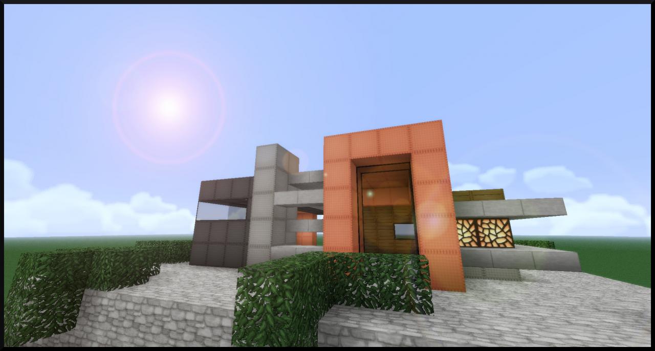 OrangeDark-Modern Build Minecraft Map