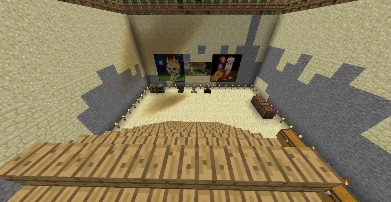 UNDER GROUND HOUSE Minecraft Map