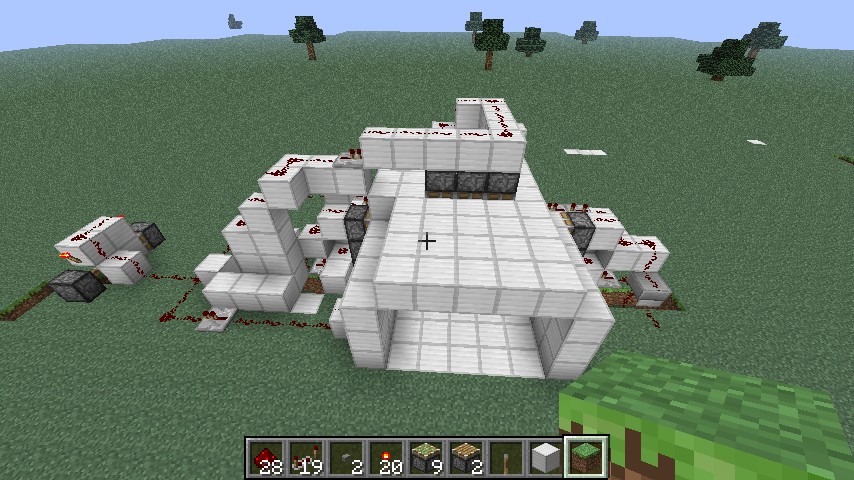 Super 5x3 Piston Door Minecraft Map