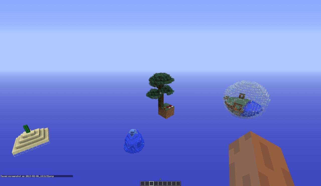 Sky block'n spheres Minecraft Map